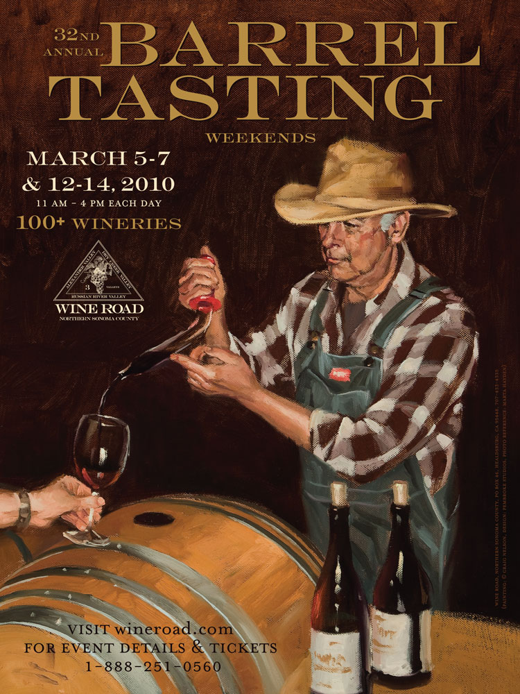 Poster ~ Barrel Tasting 2010 - Wine Road